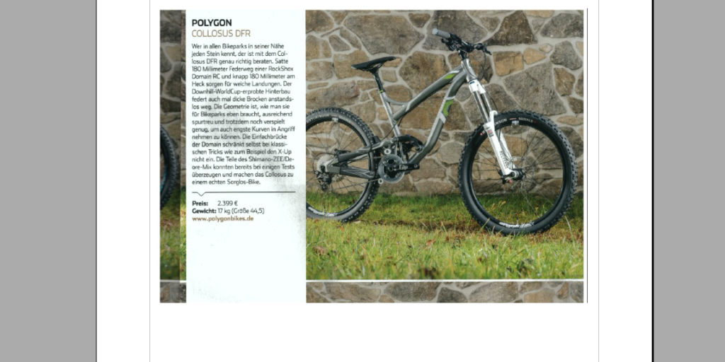 BEST BIKE OF 2015 WORLD OF MTB MAGAZINE - Polygon Bikes