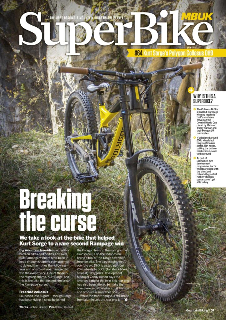 SUPERBIKE: COLLOSUS DH9 (MBUK MAGAZINE) - Polygon Bikes