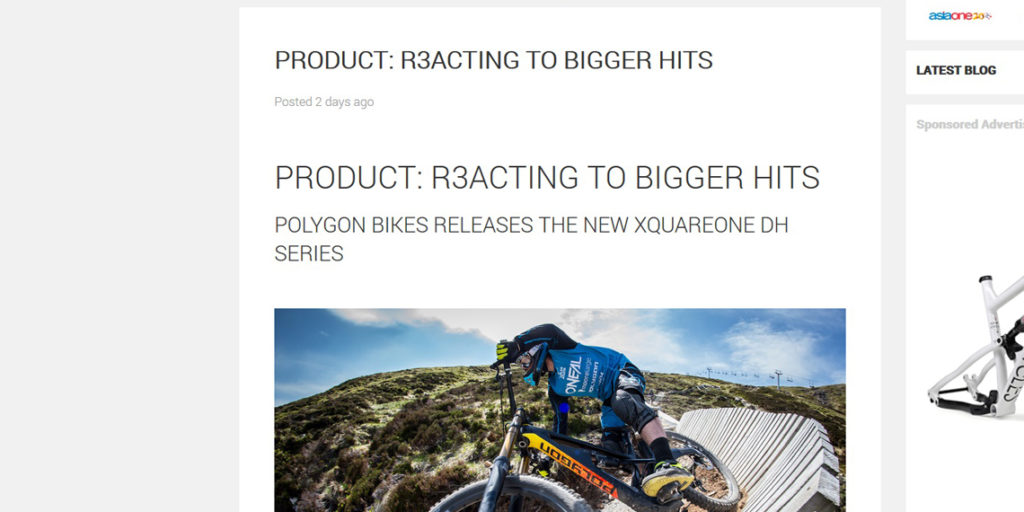 Bikezilla: Product R3acting To Bigger Hits Polygon Bikes Releases The ...